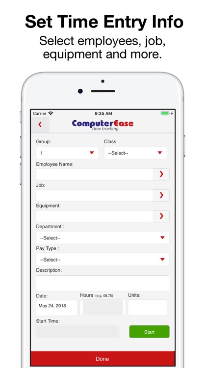 CE Time Entry by ComputerEase Software Inc.