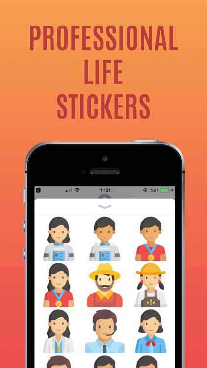 Professional Life Stickers by Erhan YILMAZ