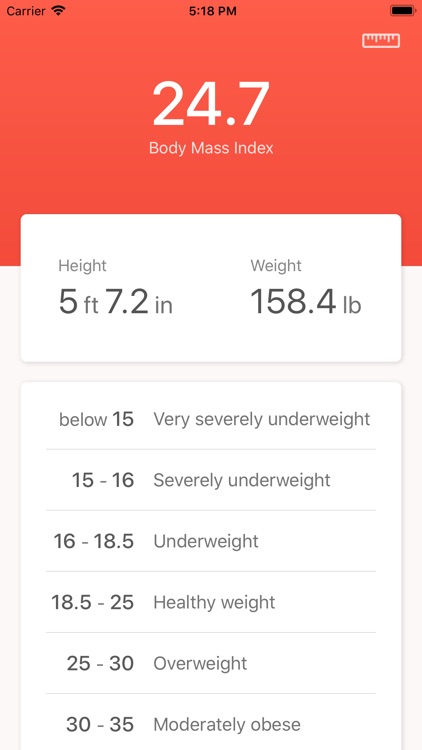 Quick BMI Calculator by Evaldas Mockus