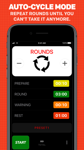 Boxing Timer Pro Round Timer for iPhone - APP DOWNLOAD