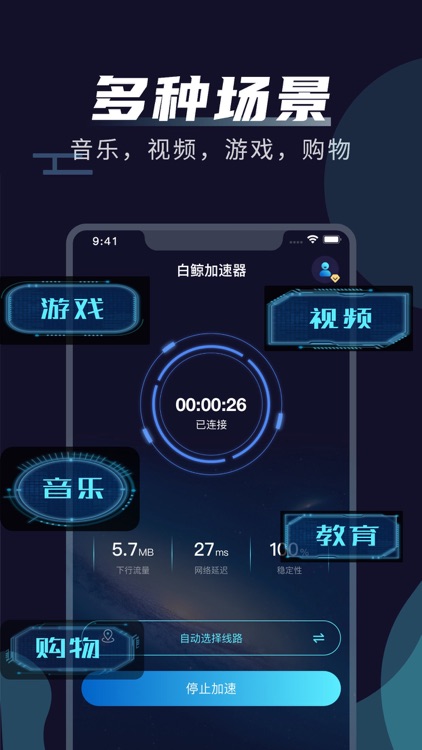 白鲸加速器 Vpn网络加速 By Zxmq Network Ltd