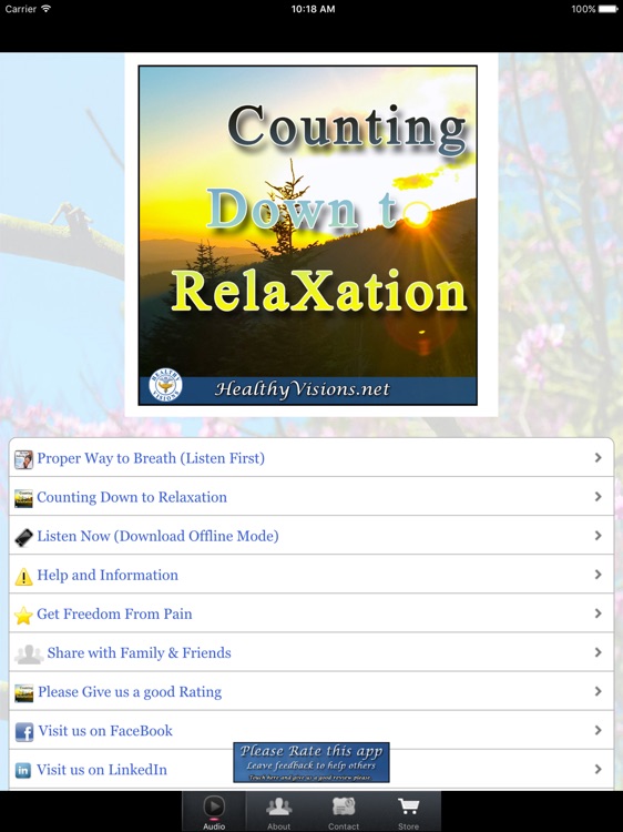 Counting Down To Relaxation for iPad by Michael Eslinger