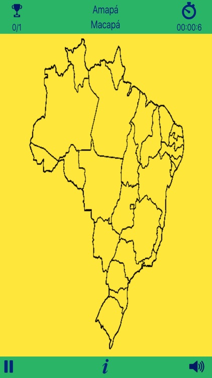 Geogems Brazil State-Capital Map Quiz by Vinay Bansal