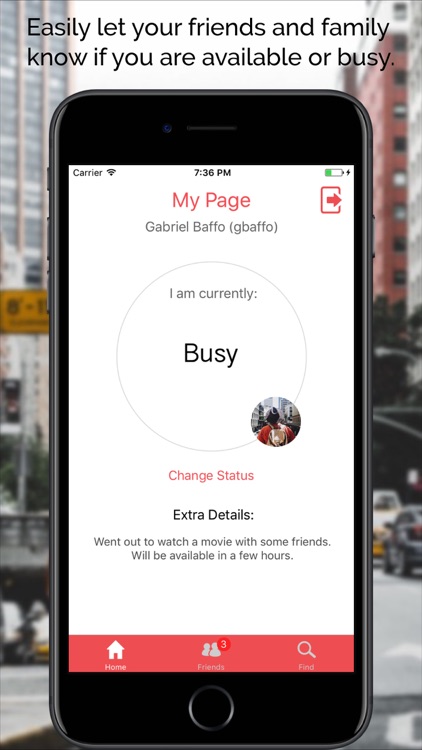 myStatus - Easy Status Updates by Gabriel Baffo