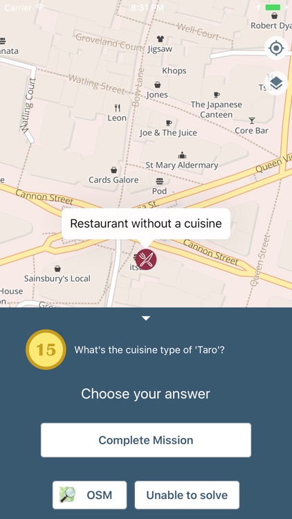 Kort - An OpenStreetMap Game by IFS Institute for Software - HSR Rapperswil