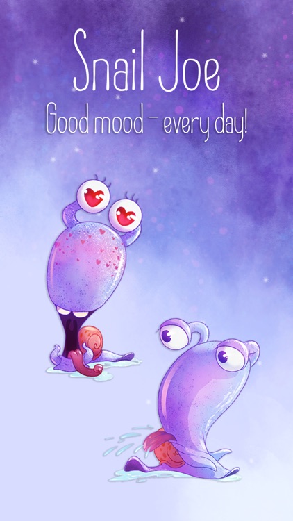 Cute Snail Joe Sticker Pack by Alex Fedotov