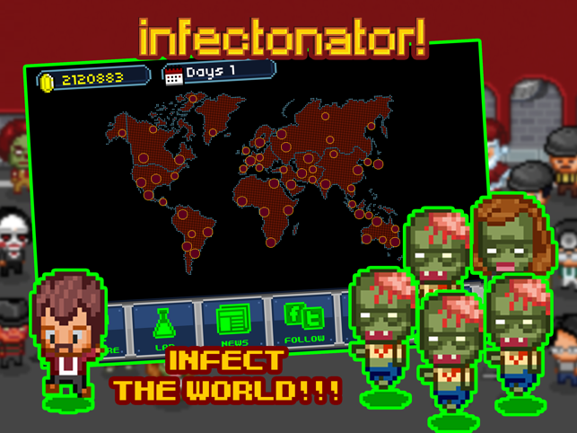 【iOS APP】Infectonator 散播病毒散播愛(咦!?) 殭屍病毒危機 – Dr.愛瘋 APP Navi