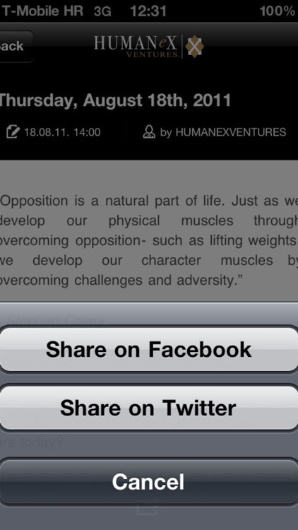 Daily Impact Journey by Humanex Ventures