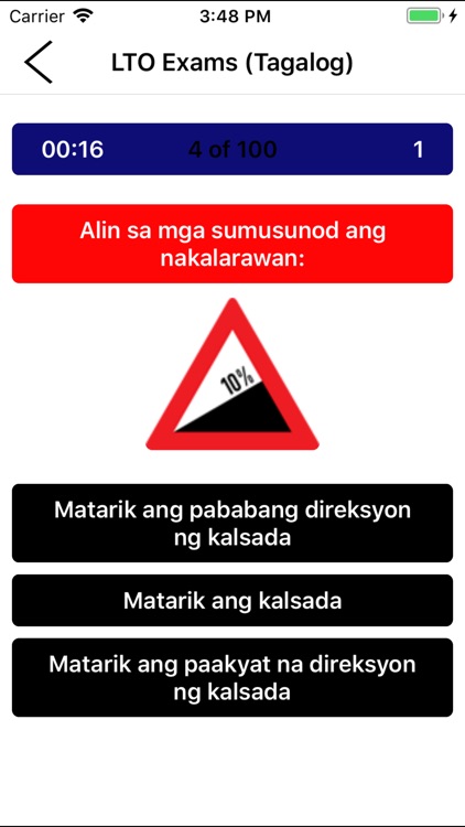 LTO Driver's License Exam Test by Jovito Jr. Auza