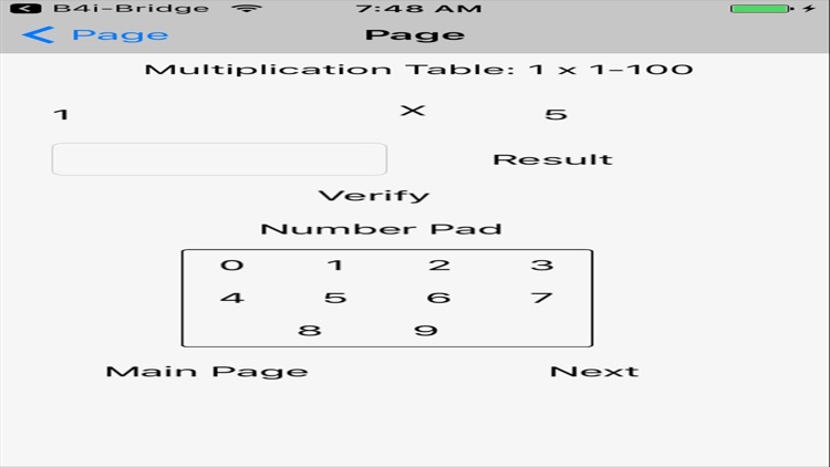 BW Simple Multiplication Table by Brian Wisniewski
