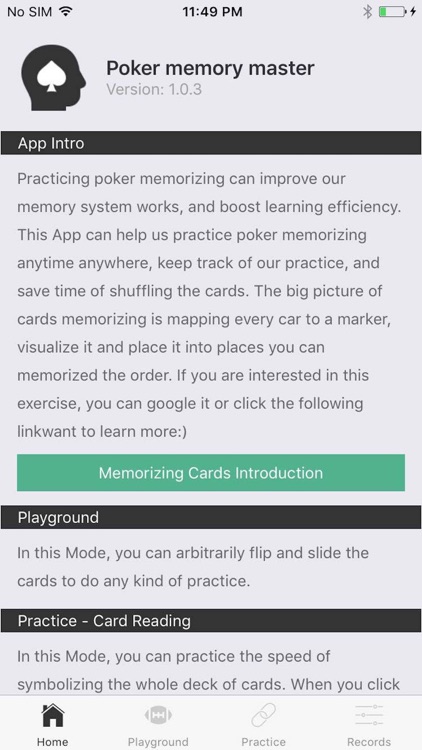 Poker memory master lite by Po Kin Cheung