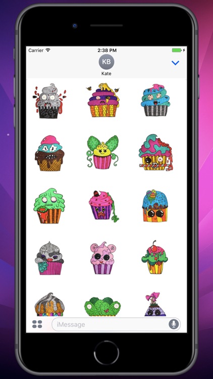 Zombie Muffins! Stickers by Bogdan Andresyuk