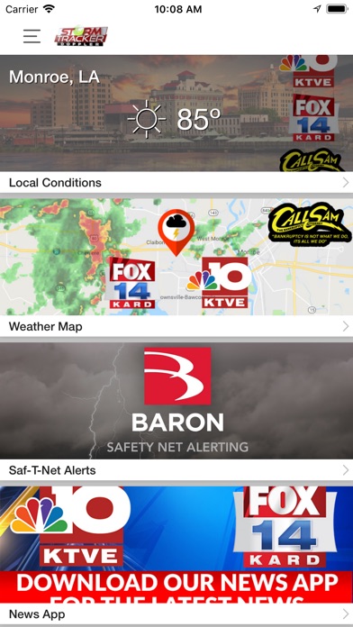 KTVE/KARD Weather for iPhone - APP DOWNLOAD