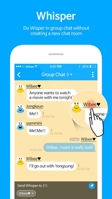 WiBee Talk iPhone App