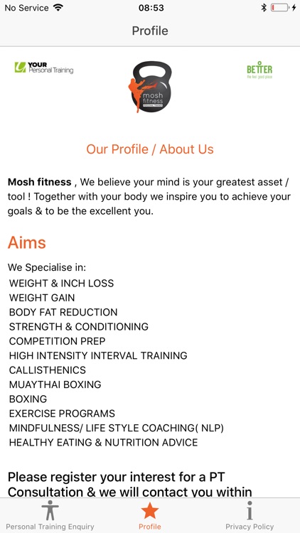 Mosh Fitness Leads by Ashim Tuladhar