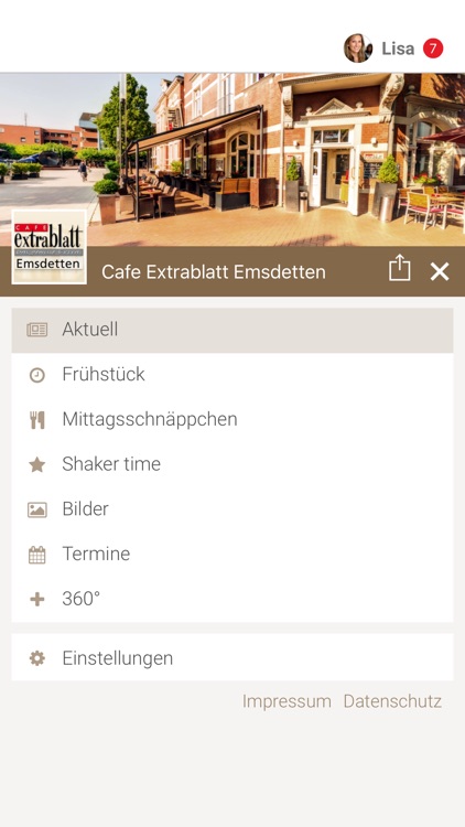 Cafe Extrablatt Emsdetten by Tobit.Software