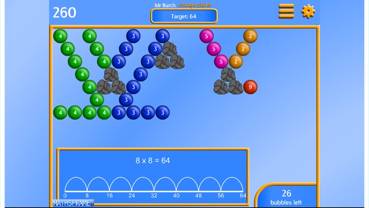 Bubble Pop Multiplication by Mathsframe Ltda.
