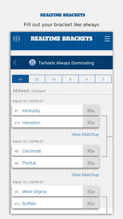Realtime Brackets by Hubstar, Inc.