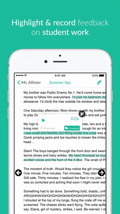 Kaizena: fast, personal feedback on student work by Kaizena