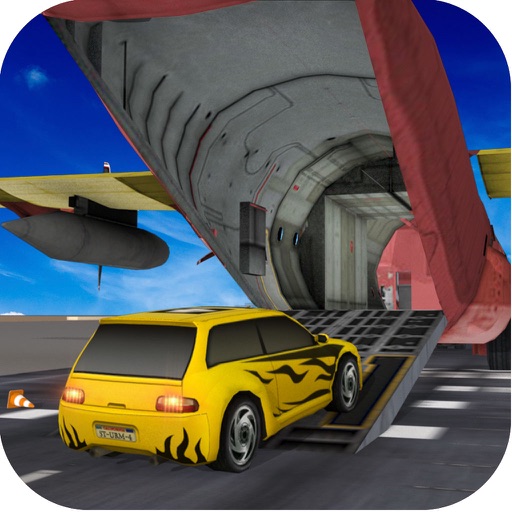 Car transporter Cargo Jet Carrier – Jumbo Airplane Truck Loading ...