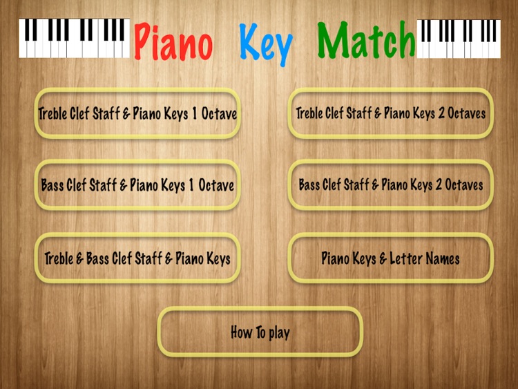 Piano Key Match by Matthew Ramel