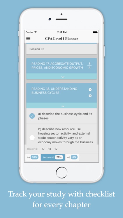 CFA Level 1 Planner by Liyi Zhou