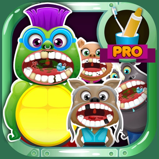Crazy Little Mutant Animal Dentist – Ninja Tooth Games for Kids Pro by ...