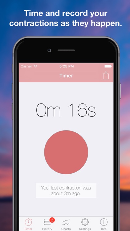 Contraction Tracker (Labor & Pregnancy Contraction Timer) by Infinite Touch
