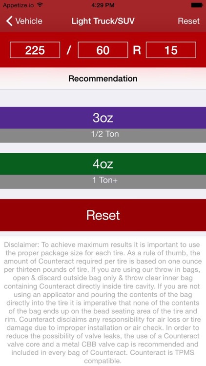 Counteract Application Calculator by Counteract Balancing Beads Inc.