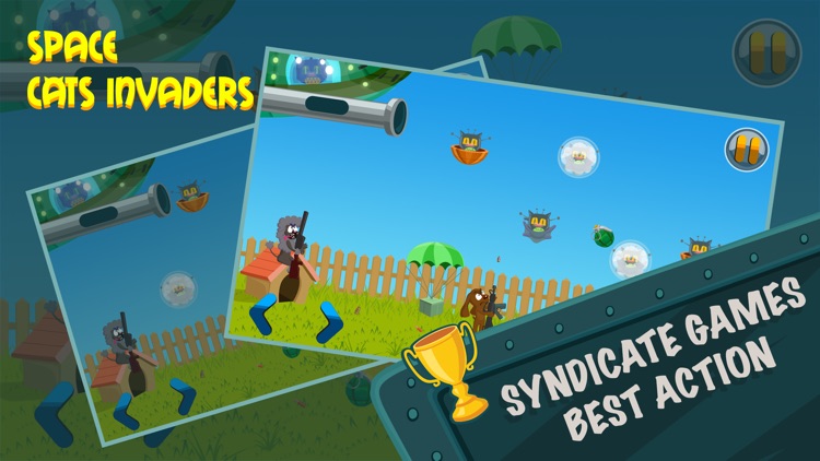 Space Cats Invaders Shoot’ em Up Vertical Arcade by Sergey Yudovskiy