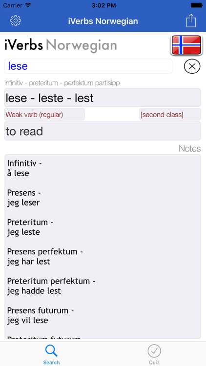 iVerbs Norwegian by Andrea Bruschi