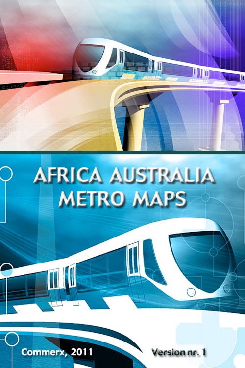 Africa Australia Metro Maps by Tomas Sarluska