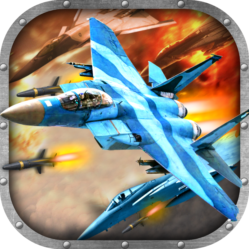 「2D Jet Fighter Combat Game - 無料戦争ジェッツ格闘ゲーム＆シューティング」 - iPhoneアプリ | APPLION