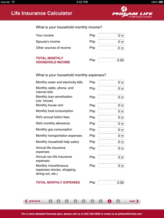 Philam Life Insurance Calculator by Philam Life