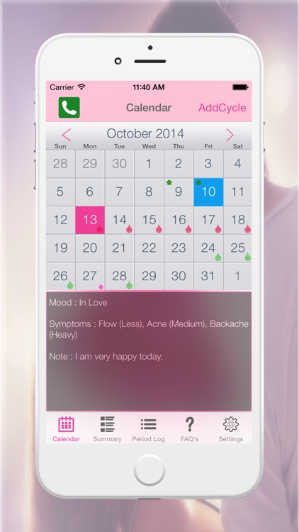 Period Logs Diary Lite - Period Tracker, Menstrual Calendar & Ovulation ...
