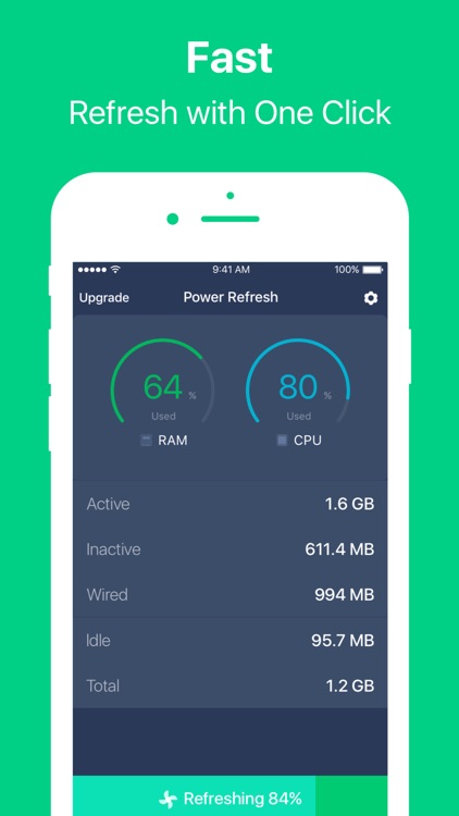 Power Refresh - RAM, CPU Usage Real-time & Check Memory by Songtao Bai