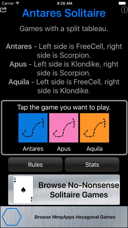 Antares Solitaire by MmpApps Corp.