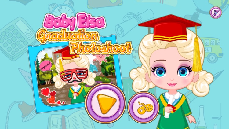 Baby Elsa Graduation Photoshoot by Color Girl Games