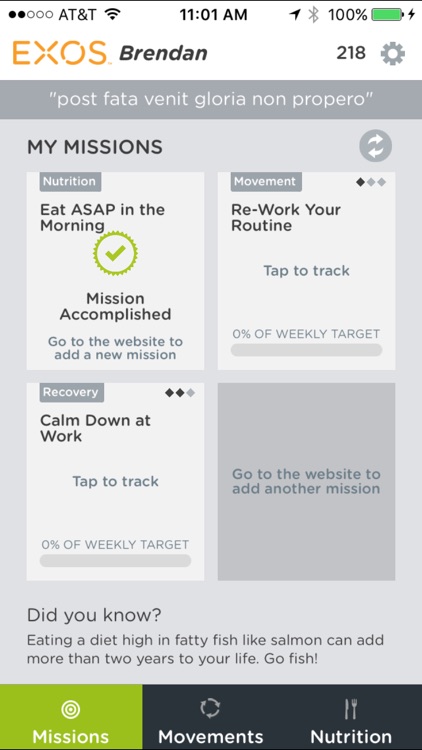 EXOS Journey by Athletes’ Performance Inc.