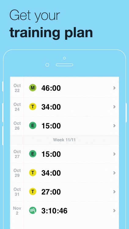 Running plan by Gipis coach. Run 5K, 10K, half marathon & marathon ...