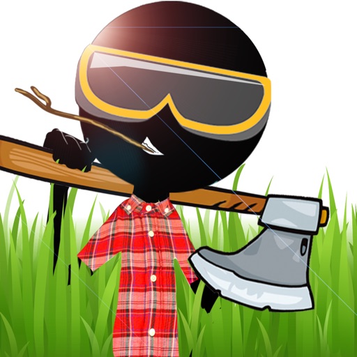 Stickman Wood chopper by Dennis Reut