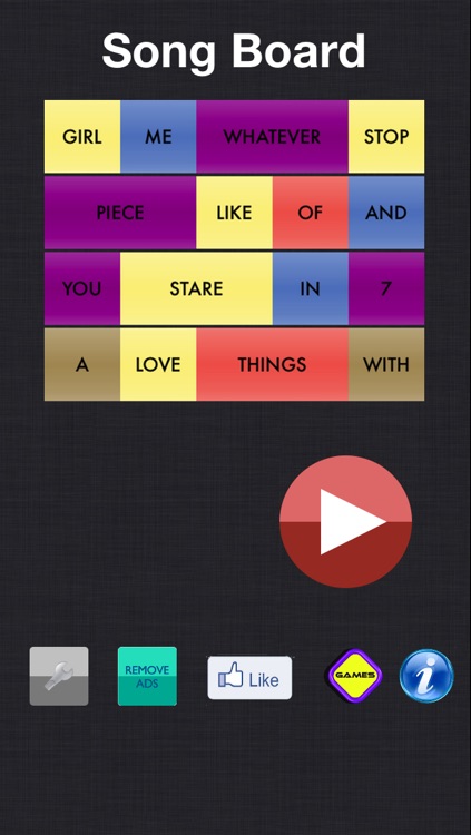 Song Board - The Musical Word Game by Vikas Jain