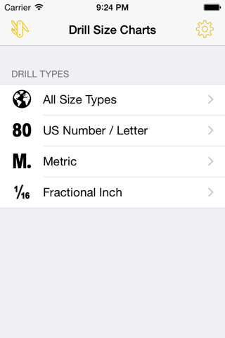 Drill Size Charts - Drill bit size tables to show US Number / Letter ...