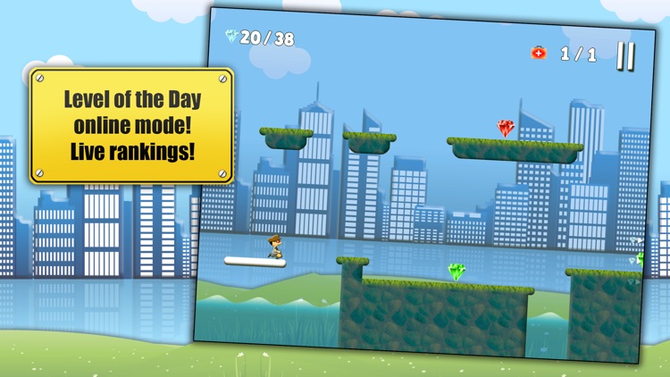 Diamond Runner ~ the best free jump and run bandit platform game with ...