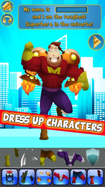 Create My Own Interactive Action Superheroes And Super Villains Story ...