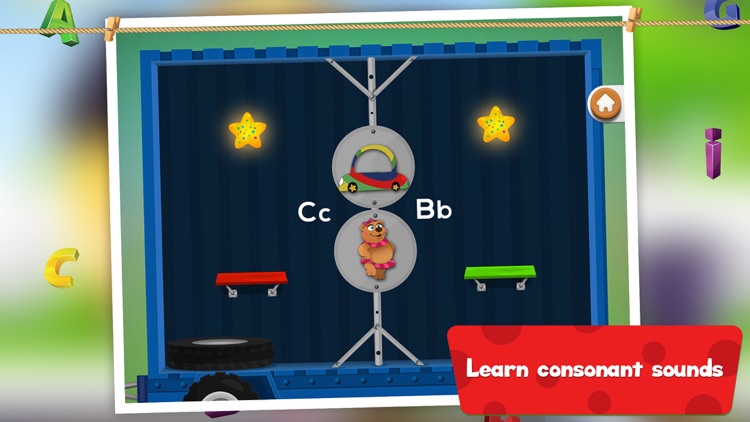 Phonic Trucks ABCD Alphabet : Consonant & Vowel Sounds Playtime for 1st ...