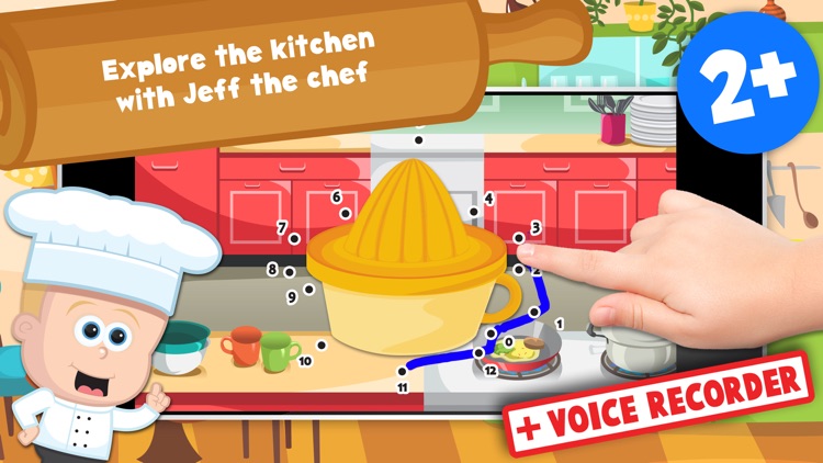 Kids Cooking Puzzle Teach me Tracing & Counting - Learn about the ...