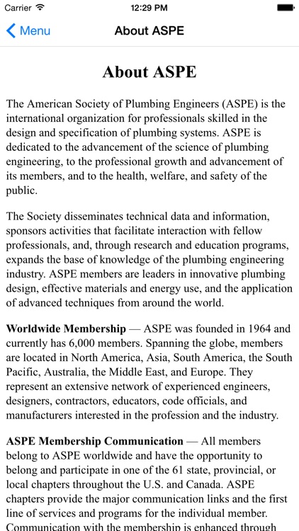 ASPE Tables App 2.0 by American Society of Plumbing Engineers