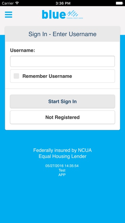 Blue FCU Mobile Banking App by Warren Federal Credit Union