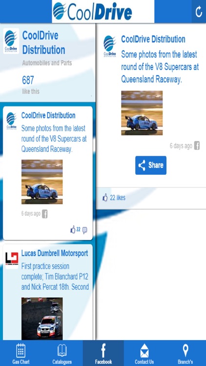 Gas Chart by CoolDrive Distribution